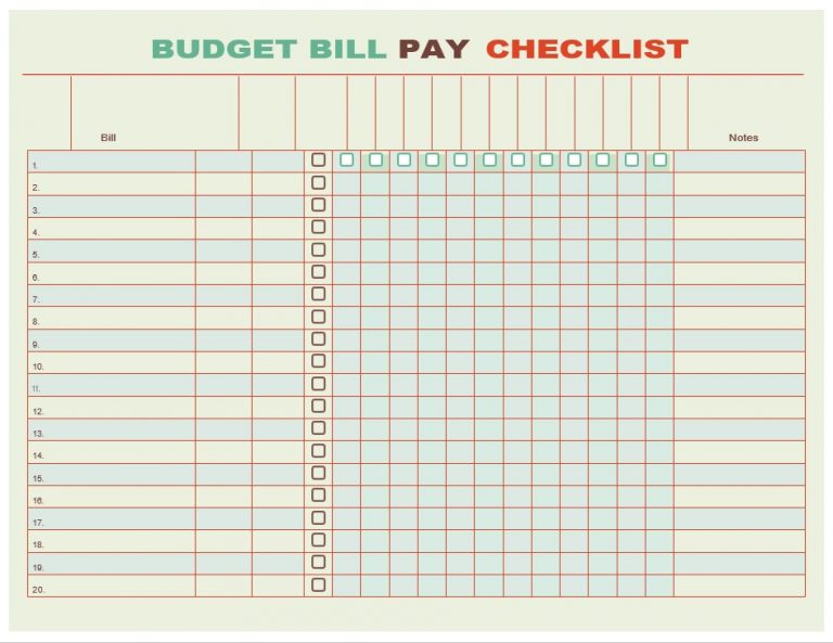10+ Printable Budget Worksheet Template to Help You Manage Your ...