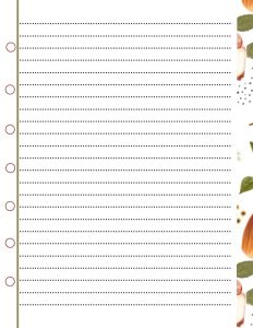 9+ Template Printable Notebook Paper for Personal Use and Business ...