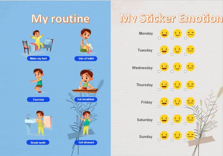 10+ Printable Sticker Chart Template for Child Development | room surf.com