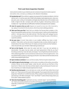 10+ Printable Home Inspection Checklist Templates for Buyers | room ...