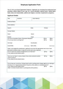 10+ Printable Job Application Template that You Need | room surf.com